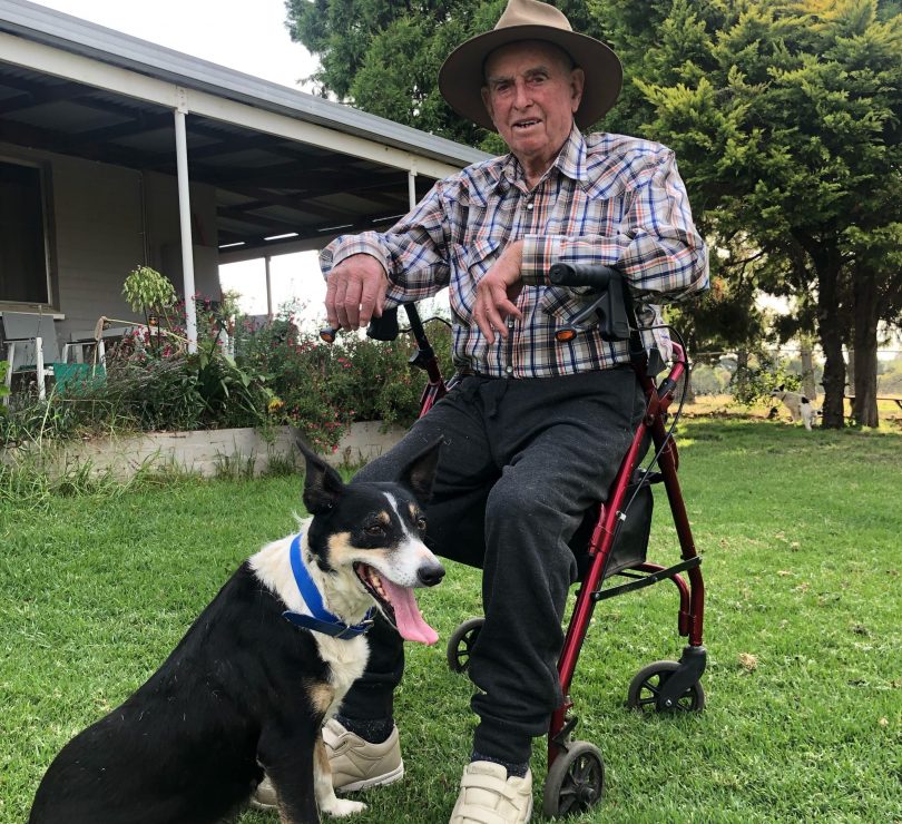 Age shall not weary Murrumbateman's Laurie Slater and his dog | About ...