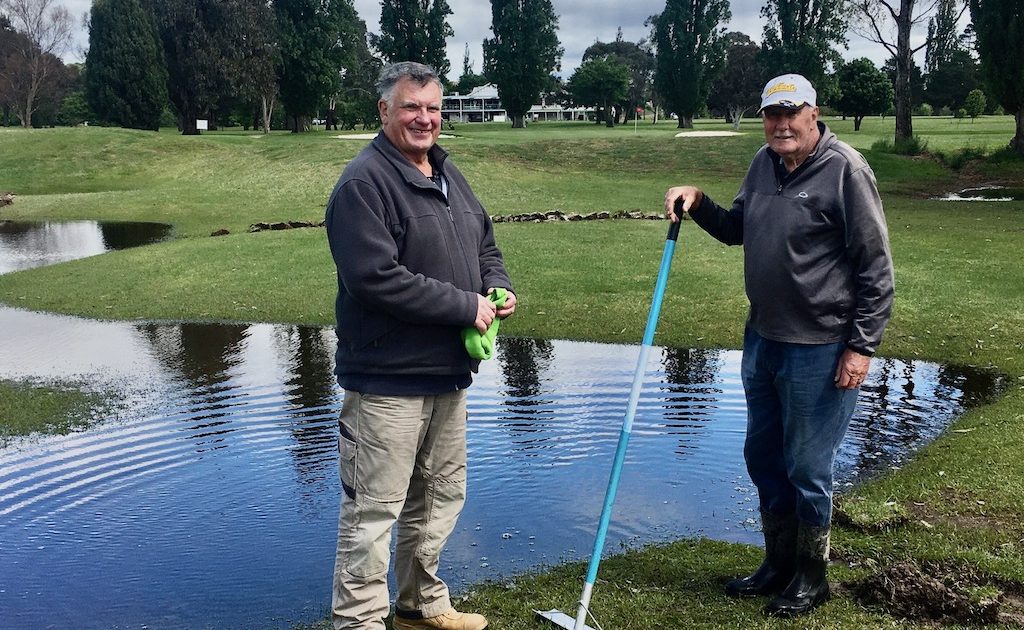 Detective work silver lining to flooded golf course | About Regional
