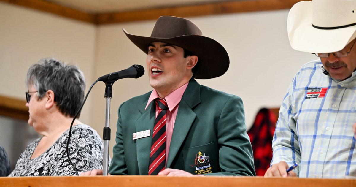 Young Gundagai auctioneer stampedes to the 'greatest outdoor show on ...