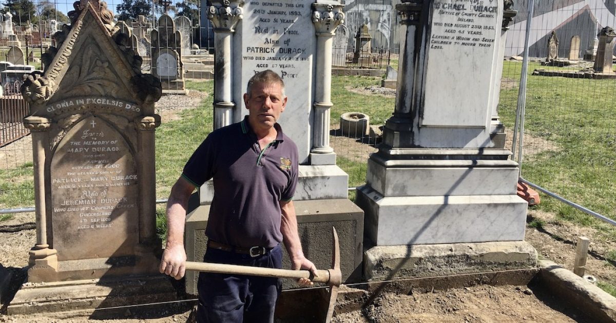 Friends and family rally to safeguard Durack graves | About Regional