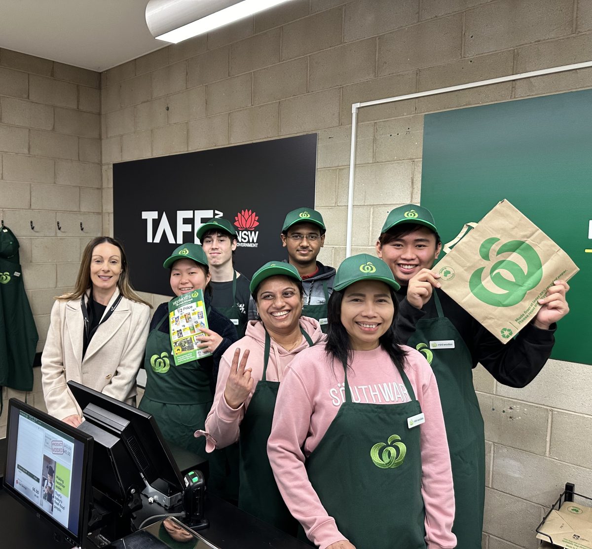 Kalinda school and Griffith TAFE open Mini-Woolies staffed by students ...